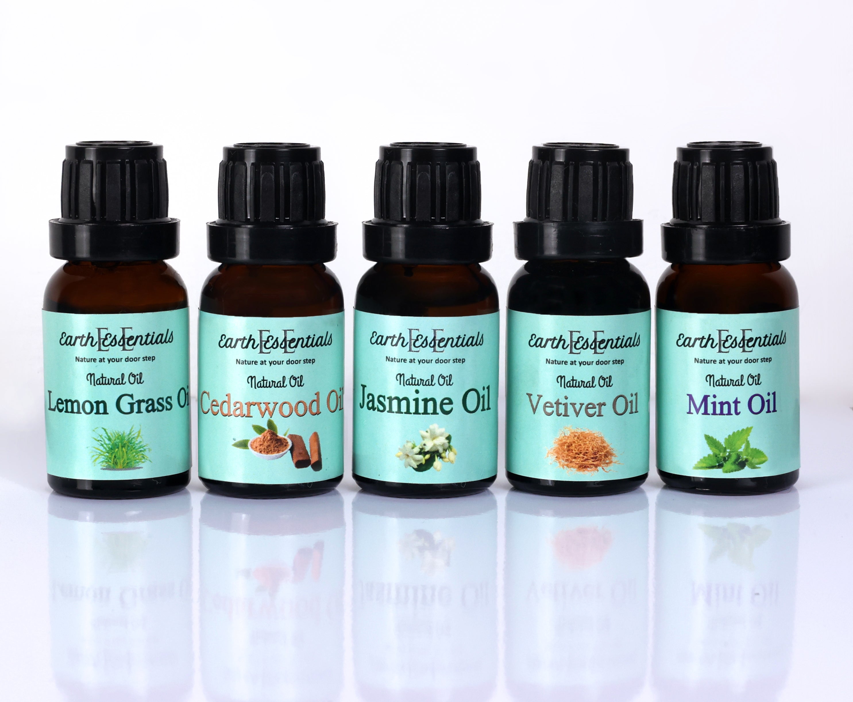 Natural oils Set of 5 Aroma oil 75 ml | diffuser Oil for home Office