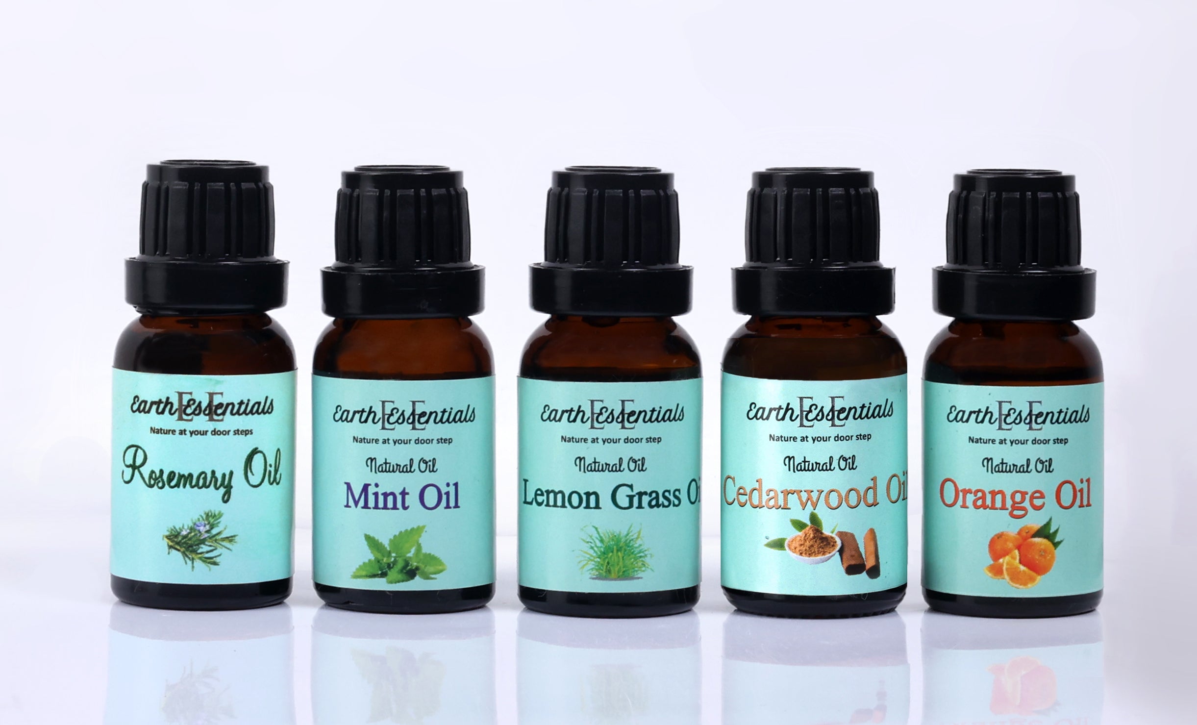 essential oils Set of 5 Aroma oil 75 ml | diffuser Oil for home Office ...