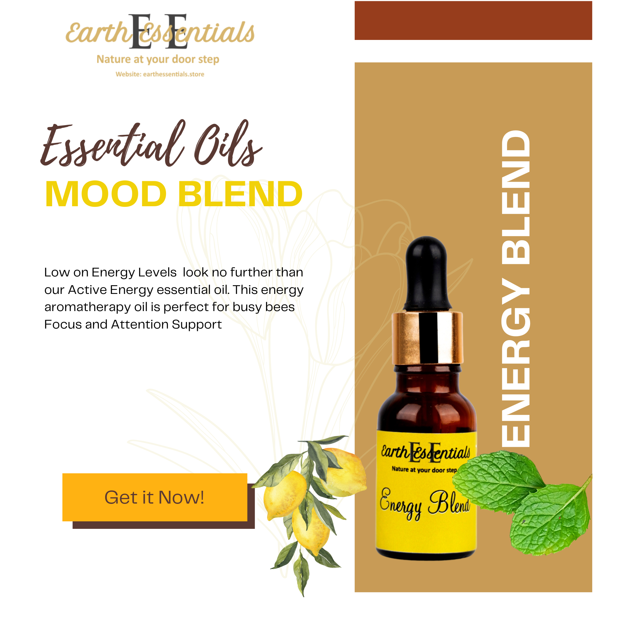 essential oil blends for energy and motivation